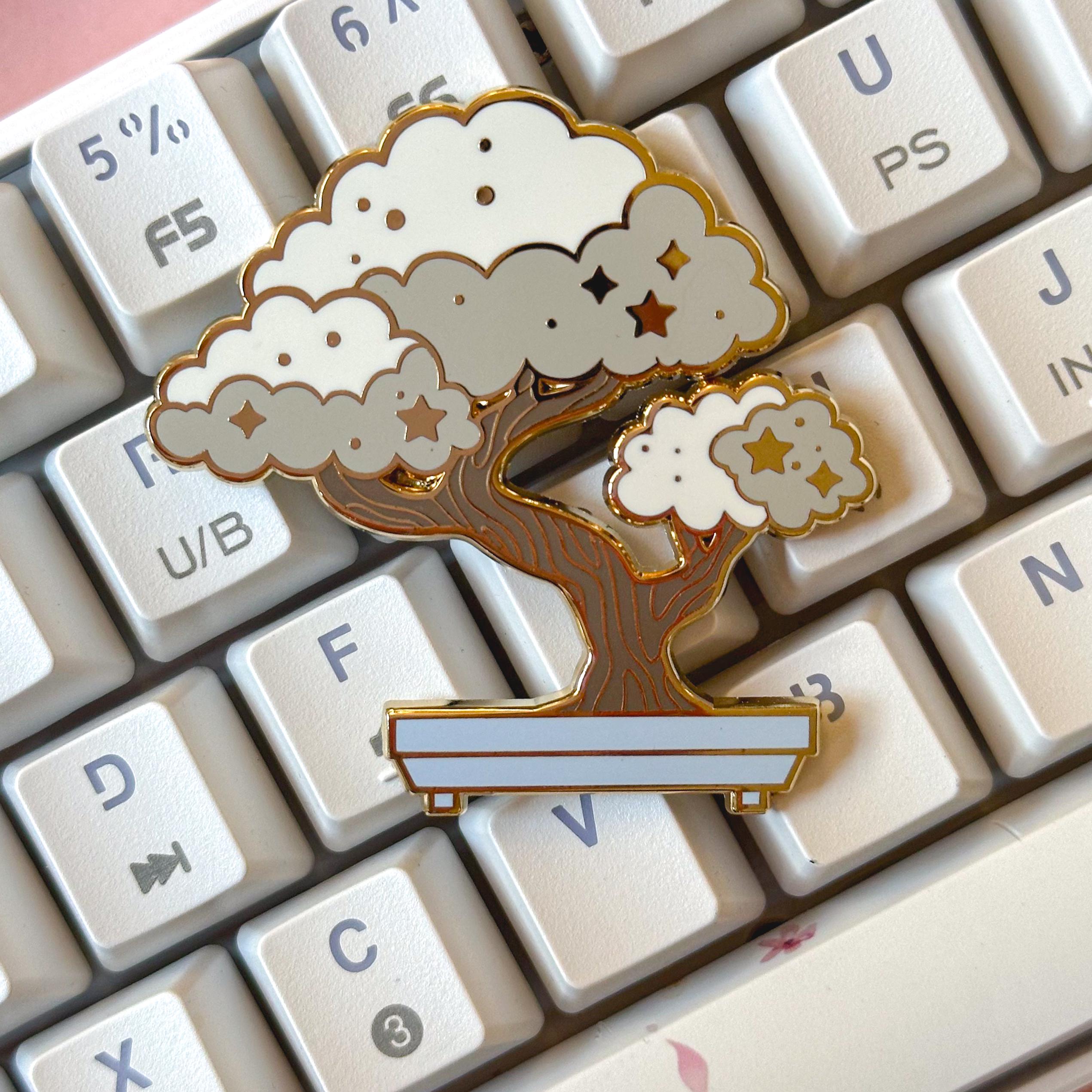 Bonsai Trees Hard Enamel Pin | Lapel Pin | Ita Bag, Flair, Kawaii - Etsy