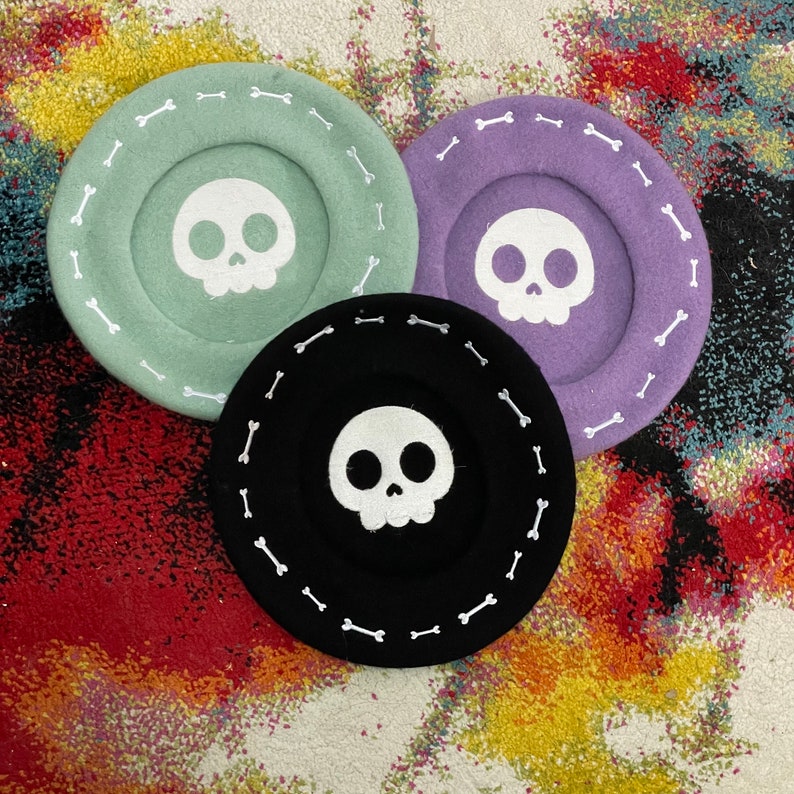 Ring of Bones Beret | 3 Color Options! - Etsy
