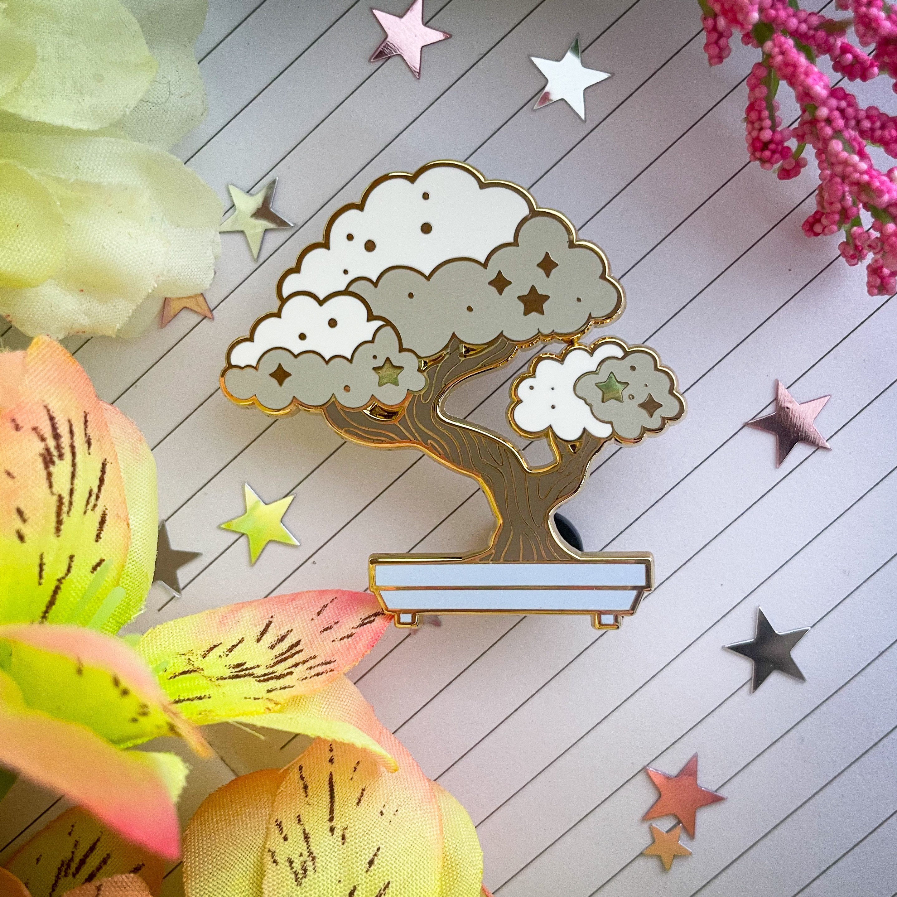 Bonsai Trees Hard Enamel Pin Lapel Pin Ita Bag Flair | Etsy