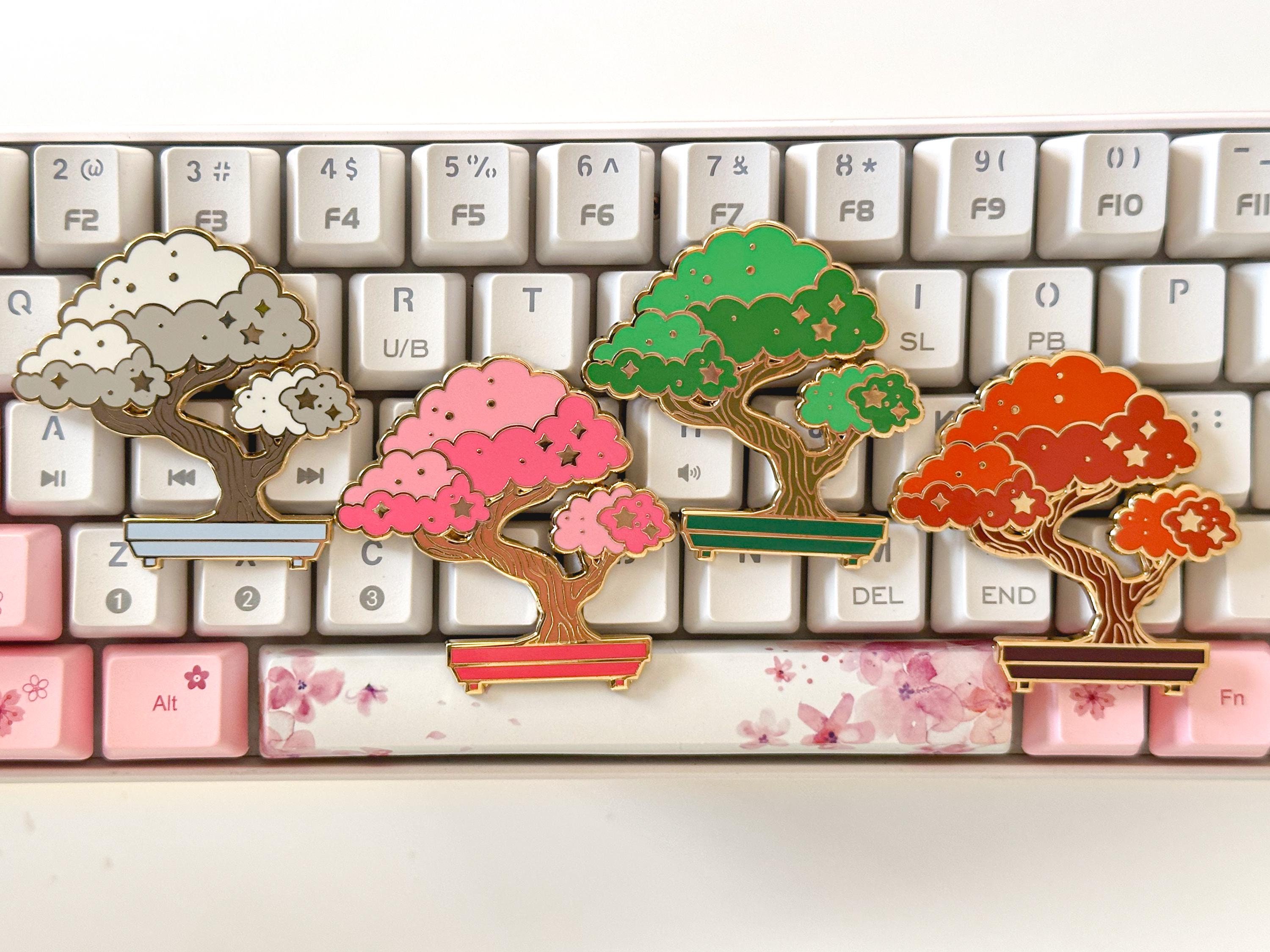 Bonsai Trees Hard Enamel Pin | Lapel Pin | Ita Bag, Flair, Kawaii - Etsy