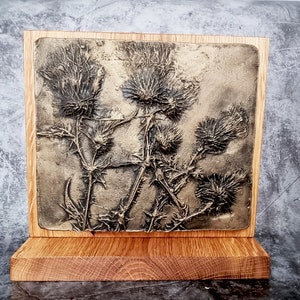 Handmade Scottish Thistle Sculpture, Made in Scotland Trophy - Etsy