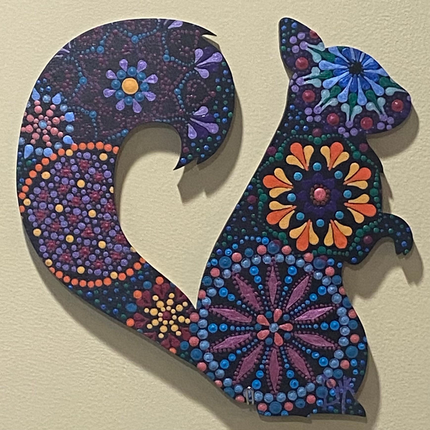 Squirrel Meditation - Dot Mandala Painting Original Artwork by Suz - Etsy