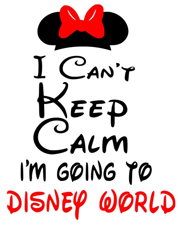 Keep Calm And Love Mickey Mouse