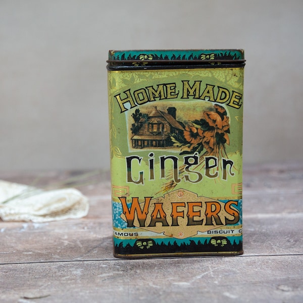 Ginger Wafers Tin - Etsy