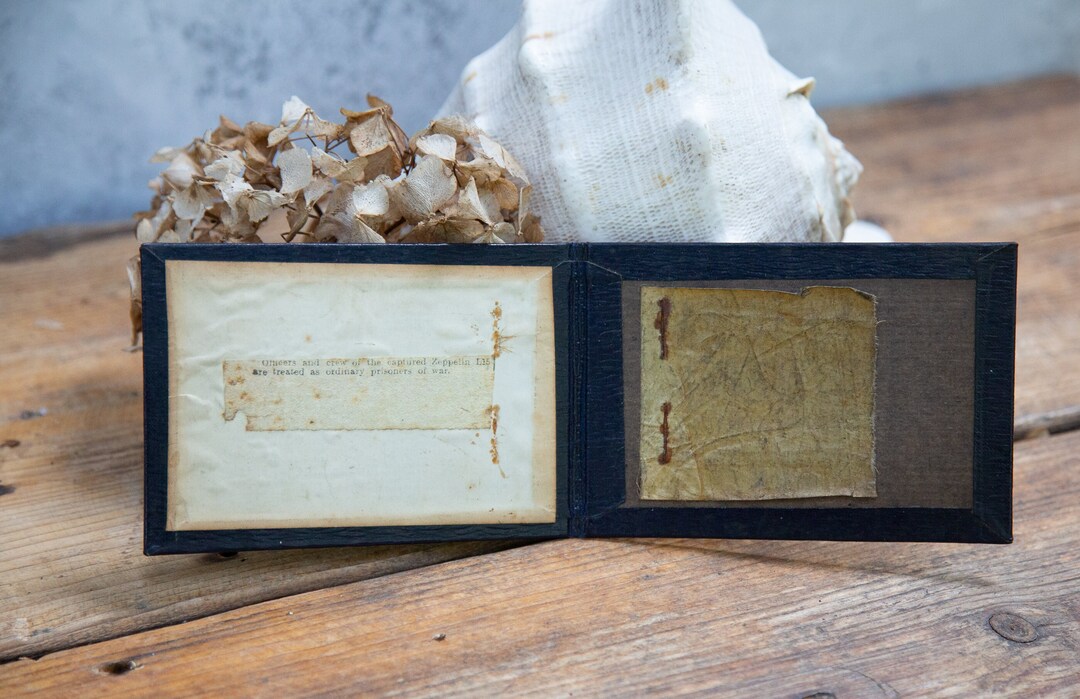 Zeppelin L15 LZ48 Piece Canvas Fabric. Captured German POW. Antique WW1 ...