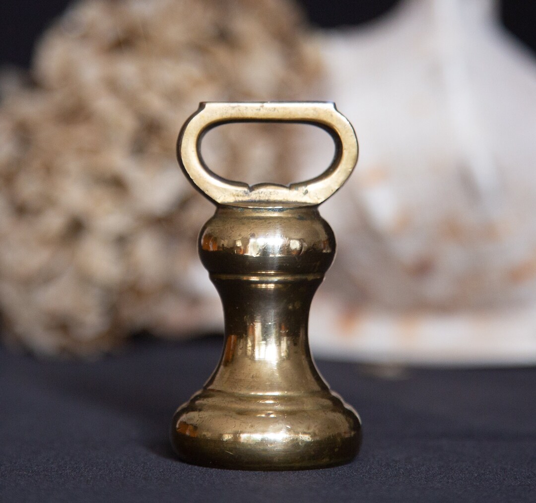 Antique Brass Weight. One Pound. 1LB. Librasco. Grocers. Shop Keeper ...