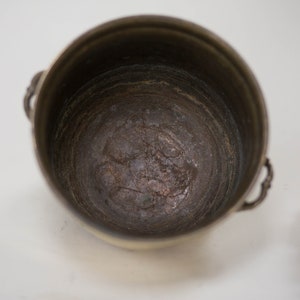 Brass Planter Pot. Jardiniere. Indoor Plant Holder. Patinated Vase ...