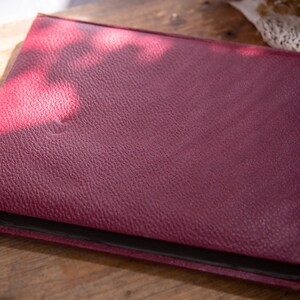 Art Deco Photograph Album. Old Photo Holder. Maroon Red Cover. Paper ...