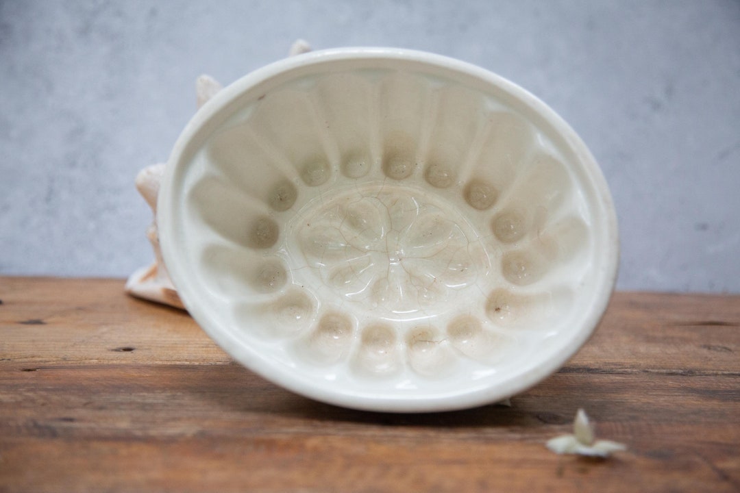 Aged Victorian Ironstone Ceramic Jelly Mould. Terrine. Pate Mold ...