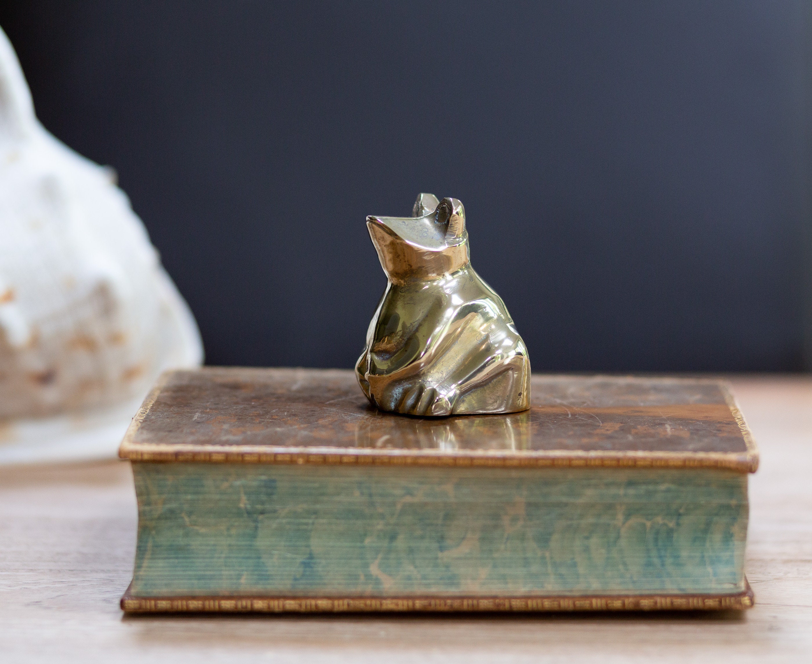 Aged Brass Model Frog. Toad. Amphibian. Wild Animal. Heavy. - Etsy