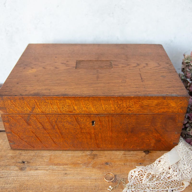 Antique Wood Box - Etsy