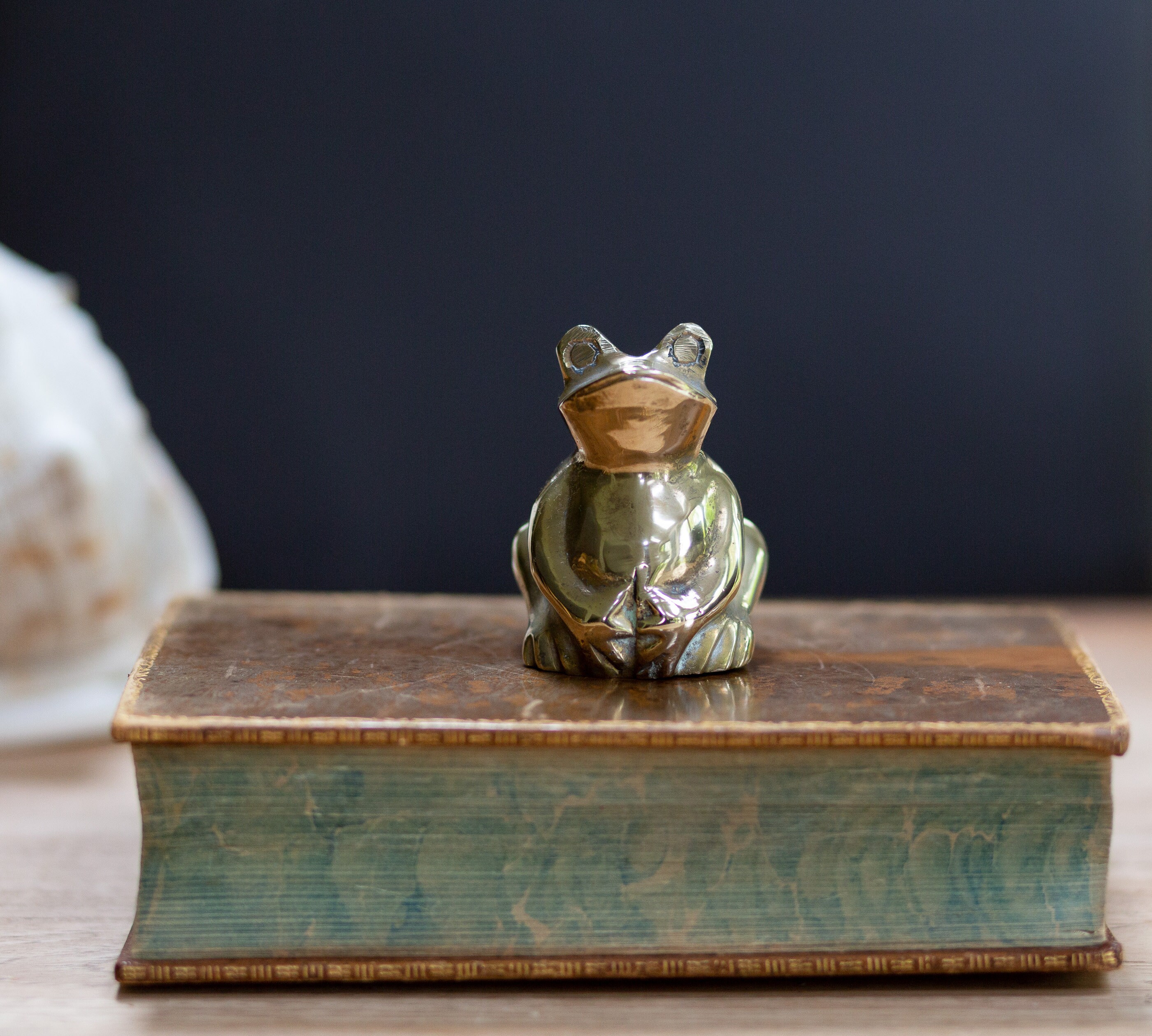 Aged Brass Model Frog. Toad. Amphibian. Wild Animal. Heavy. - Etsy