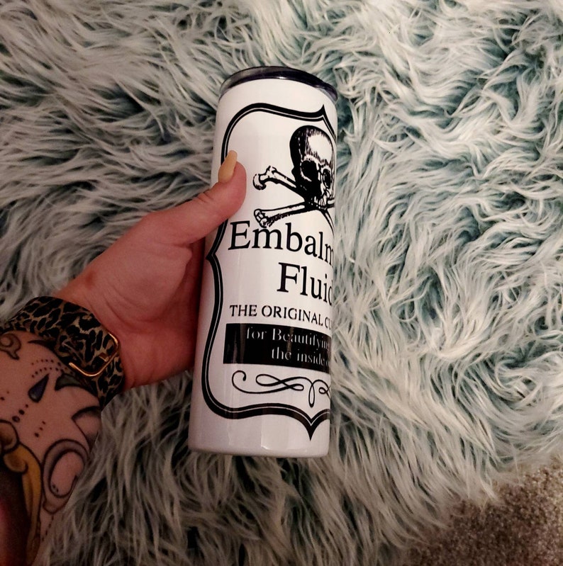 Embalming Fluid Tumbler 20 Oz - Etsy