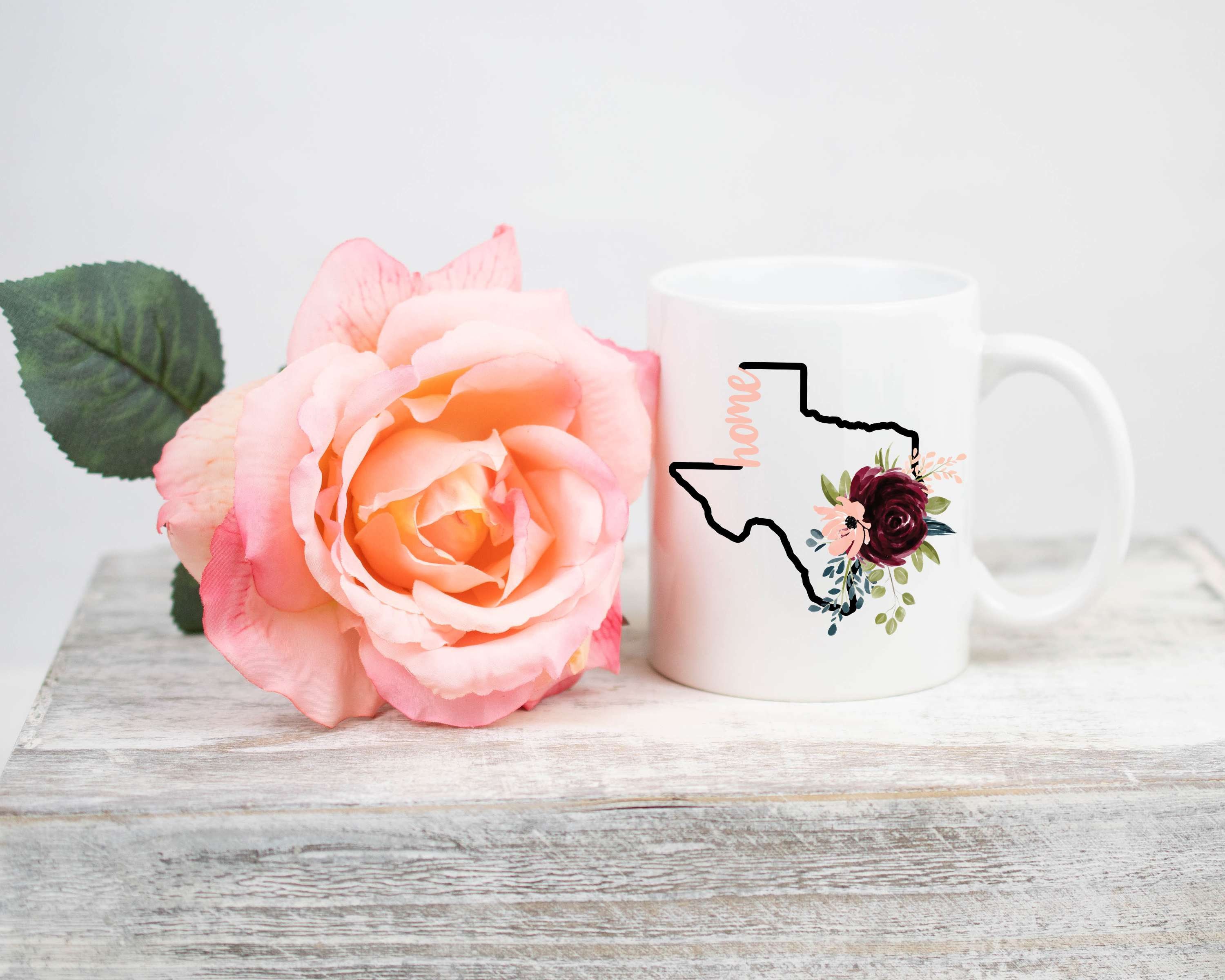 Texas Coffee Mug 11 or 15 oz. | Etsy