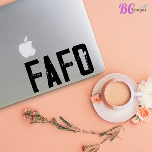 FAFO Vinyl Decal: Funny Car Window Sticker - Etsy