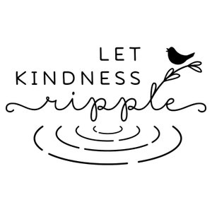 Let Kindness Ripple Decal - Etsy