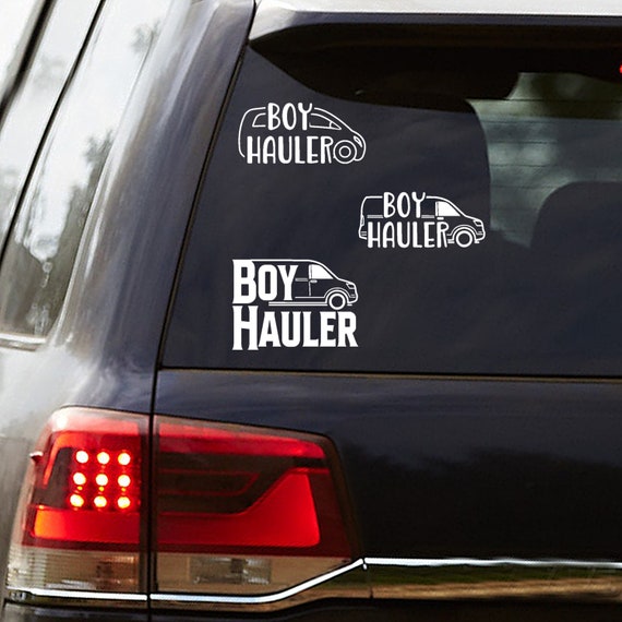 Paper & Party Supplies Minivan Sticker Boy Hauler Car Decal 3 Styles ...