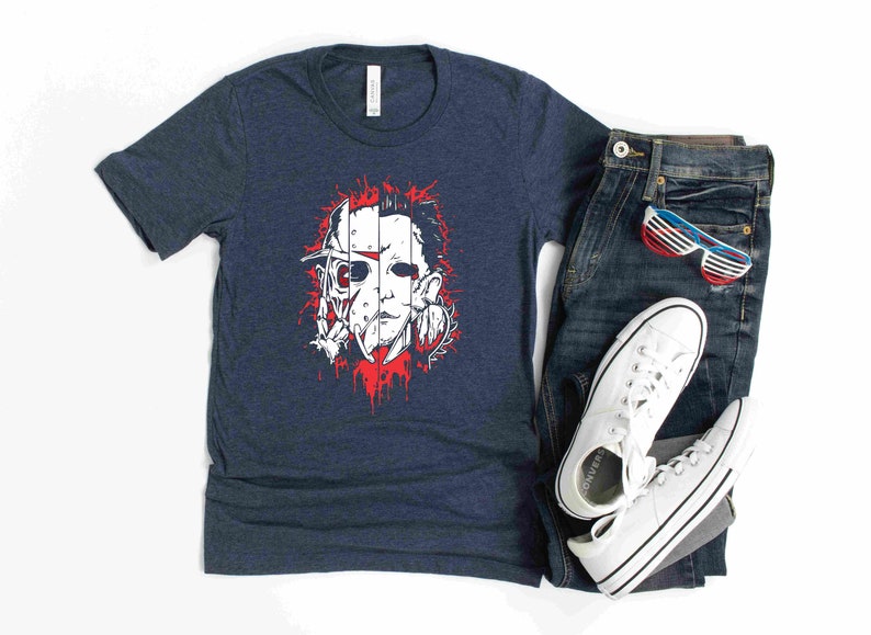 Slasher Squad Shirt Freddy Jason Michael Leatherface. | Etsy
