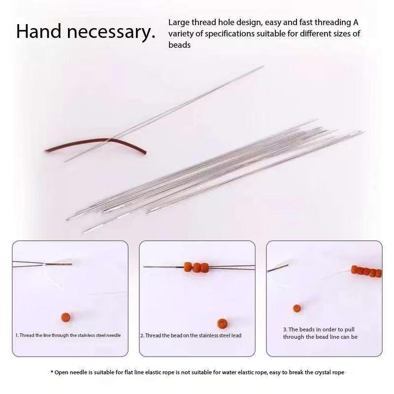 Twisted Wire Beading Needle - Handmade DIY Tool for Threading Pearls ...