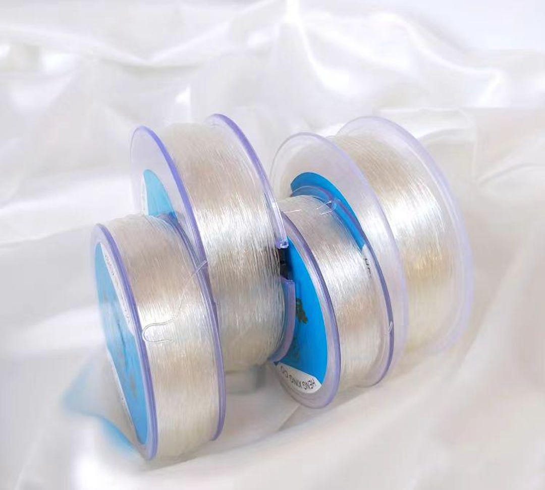 Elastic Transparent Crystal Line, Unbreakable Bracelet String for DIY ...