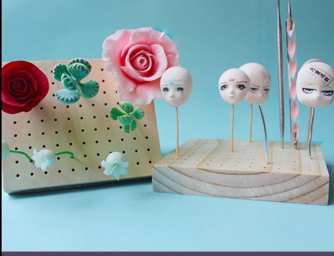 Air Dry Polymer Clay Drying Table With 99 Holes Polymer Clay DIY Tools ...