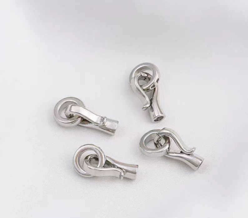 14K Gold-filled, Color-retaining Fishhook-shaped Pearl Clasp for ...