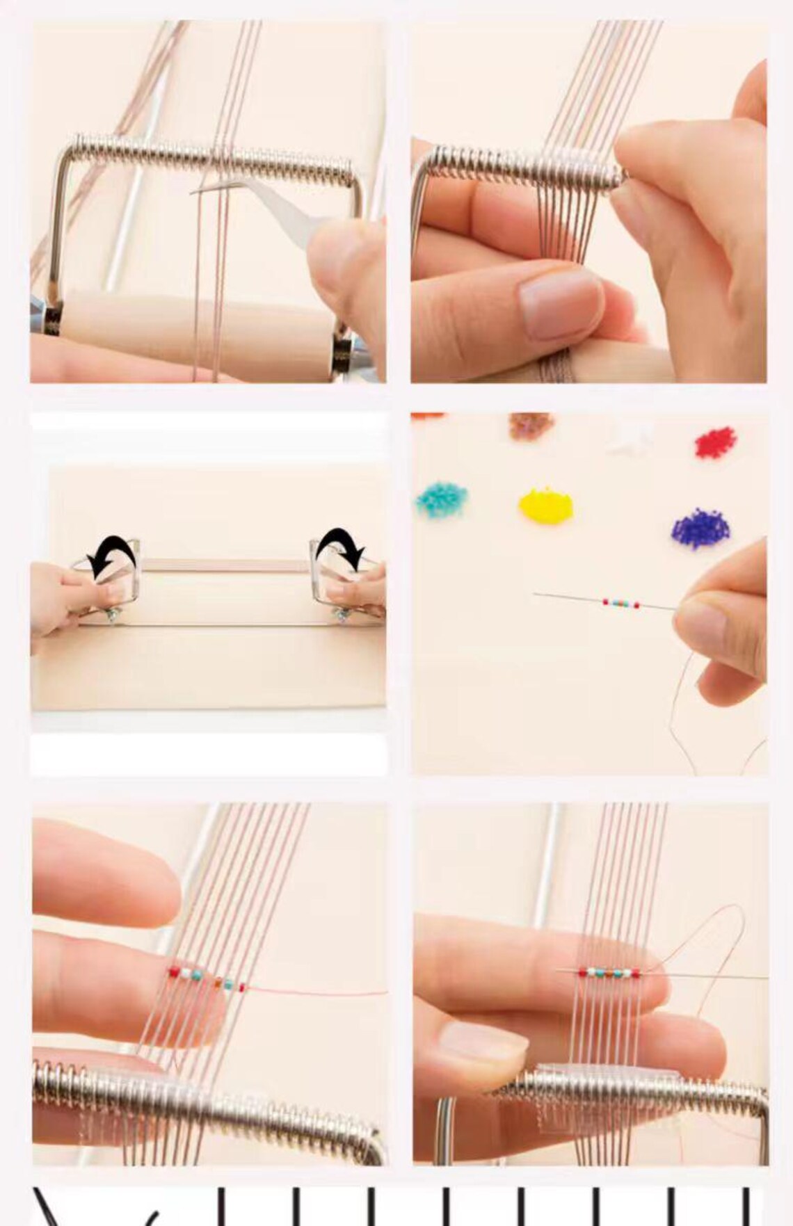 Bead Loom for Jewelry Making - Vintage Bead Weaving Tool - Etsy