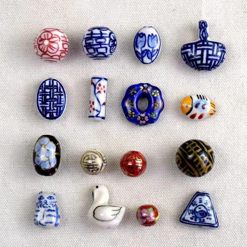 Chinese Ceramic Bead - Etsy