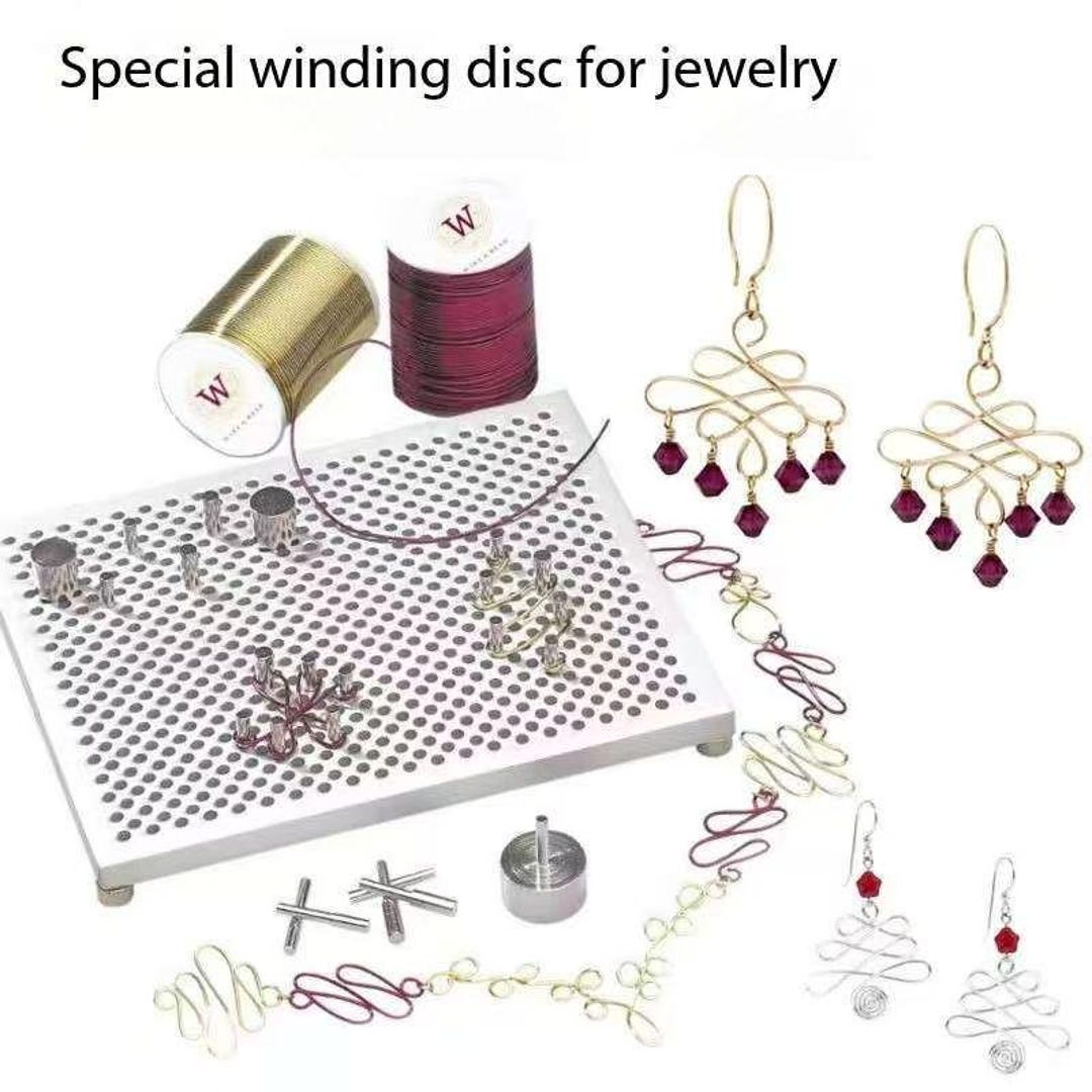 Metal Wire Wrapping Board for Jewelry Making - Includes 20 Small Pins ...