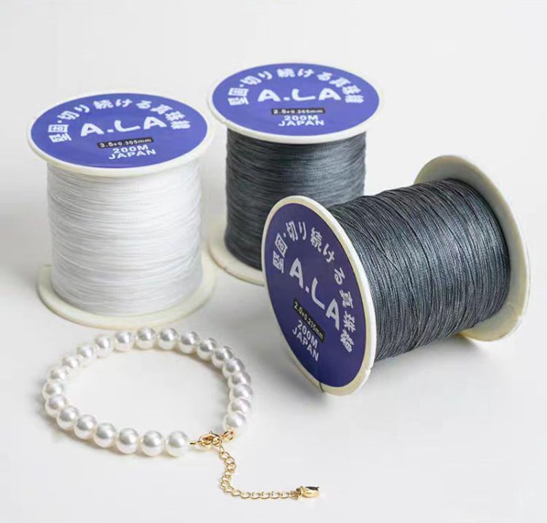 Durable Beading Thread for Jewelry Making, Strong and Flexible, 200M ...