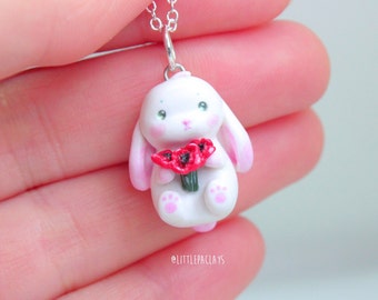 Polymer Clay Bunny - Etsy