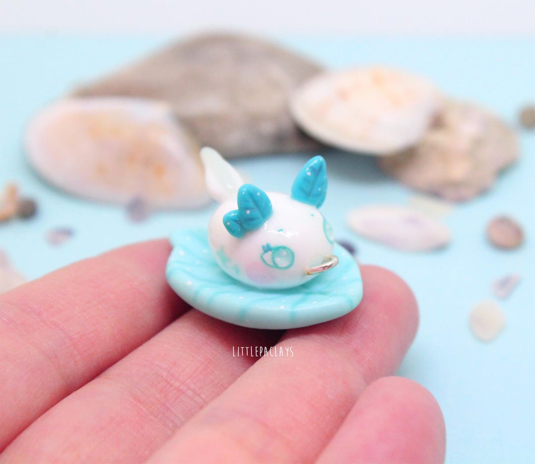 Turquoise Axolotl Charm/ Axolotl Pendant/ Cute Axolotl/polymer Clay ...