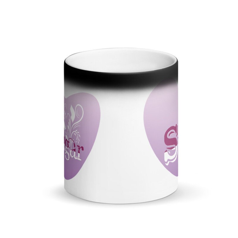 Sugar Coffee Cup Matte Black Magic Mug-Gift Coffee Mug Great | Etsy