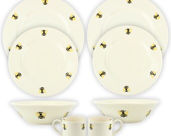 Bee Dinnerware - Etsy UK