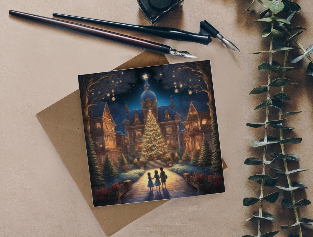 Eco Friendly Christmas Card Recycled Card Plastic Free Xmas Greetings ...