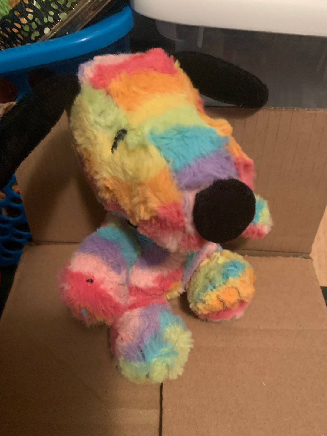 Hallmark Rainbow Snoopy Tie Dye Snoopy Beagle Plush Dog 6 Inches Tall ...