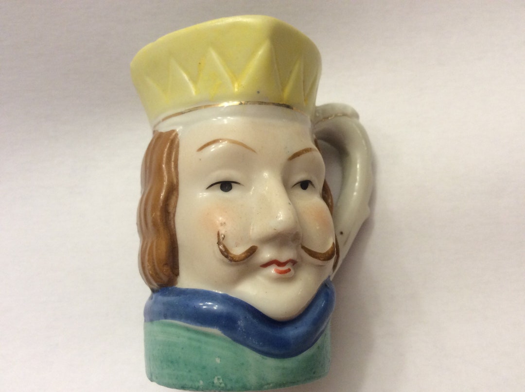 Vintage Japanese Porcelain Toby Jug, Hand Painted Prince - Etsy