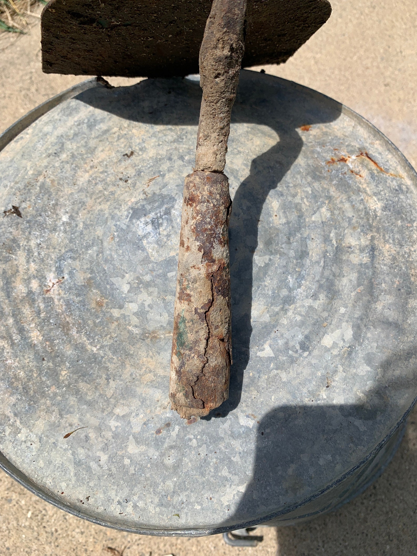 Rusty Hoe Shovel Head Broken Garden Hoe Metal Art DIY - Etsy