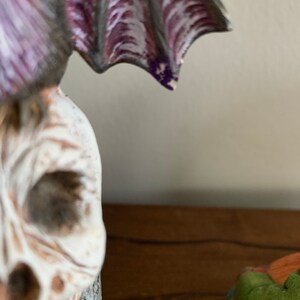 Ceramic Halloween Pumpkin Scarecrow Scary Totem Skull Bat Gravestone ...