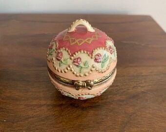 Enamel Trinket Box - Etsy