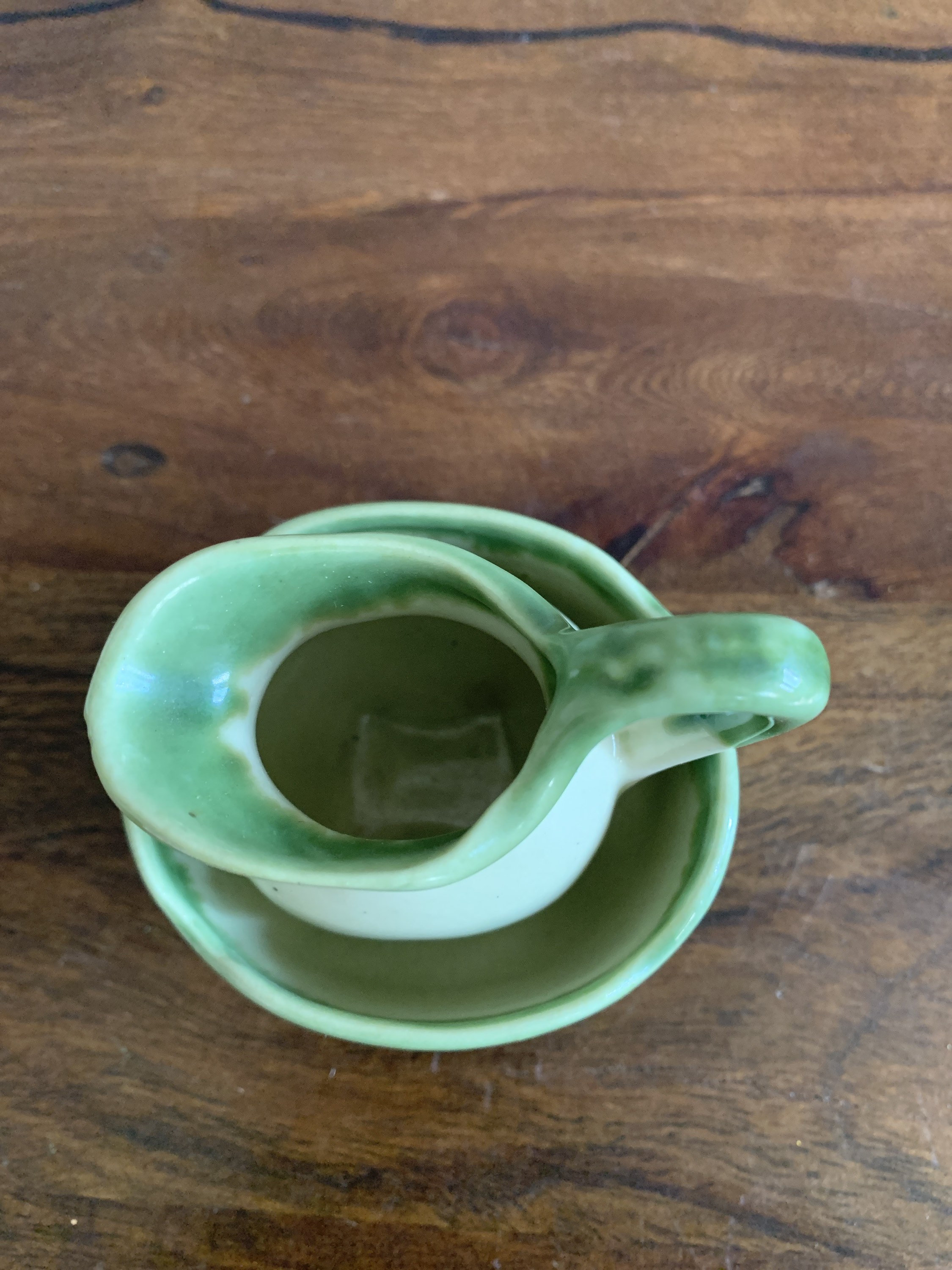 Mini Ceramic Pitcher and Bowl Set 3 Inches Tall Creamy Light - Etsy