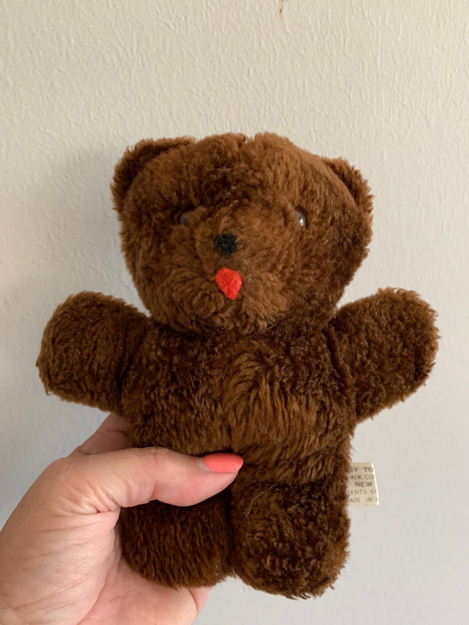 Trudy Toys Mini Teddy Bear Brown Bear Red Felt Tongue Vintage - Etsy Trudy Toys Mini Teddy Bear Brown Bear Red Felt Tongue Vintage - Etsy