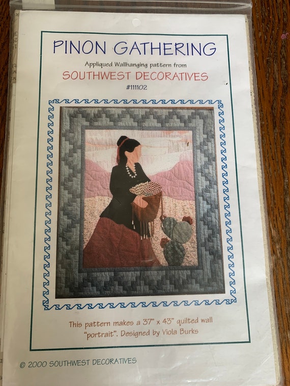 Piñon Gathering by Southwest Decoratives Appliqué Quilt - Etsy
