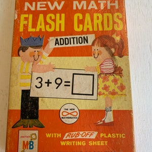 Vintage Flash Cards New Math 1965 and Metric 1977 Home School ...