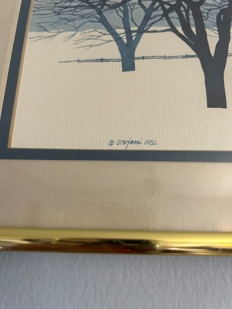 John Sovjani Prelude to Spring 1982 Watercolor Lithograph - Etsy