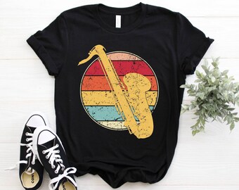 Saxophone T-shirt Gift for Jazz Musician Jazz Lover Gift for - Etsy