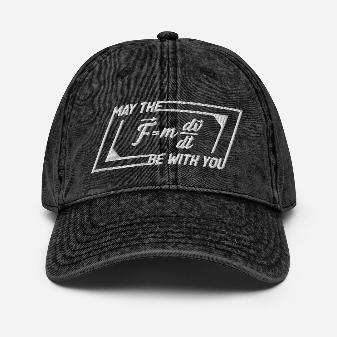 May the fmdv/dt Be With You Hat, Vintage Hat, Physics Hat, Science Hat ...