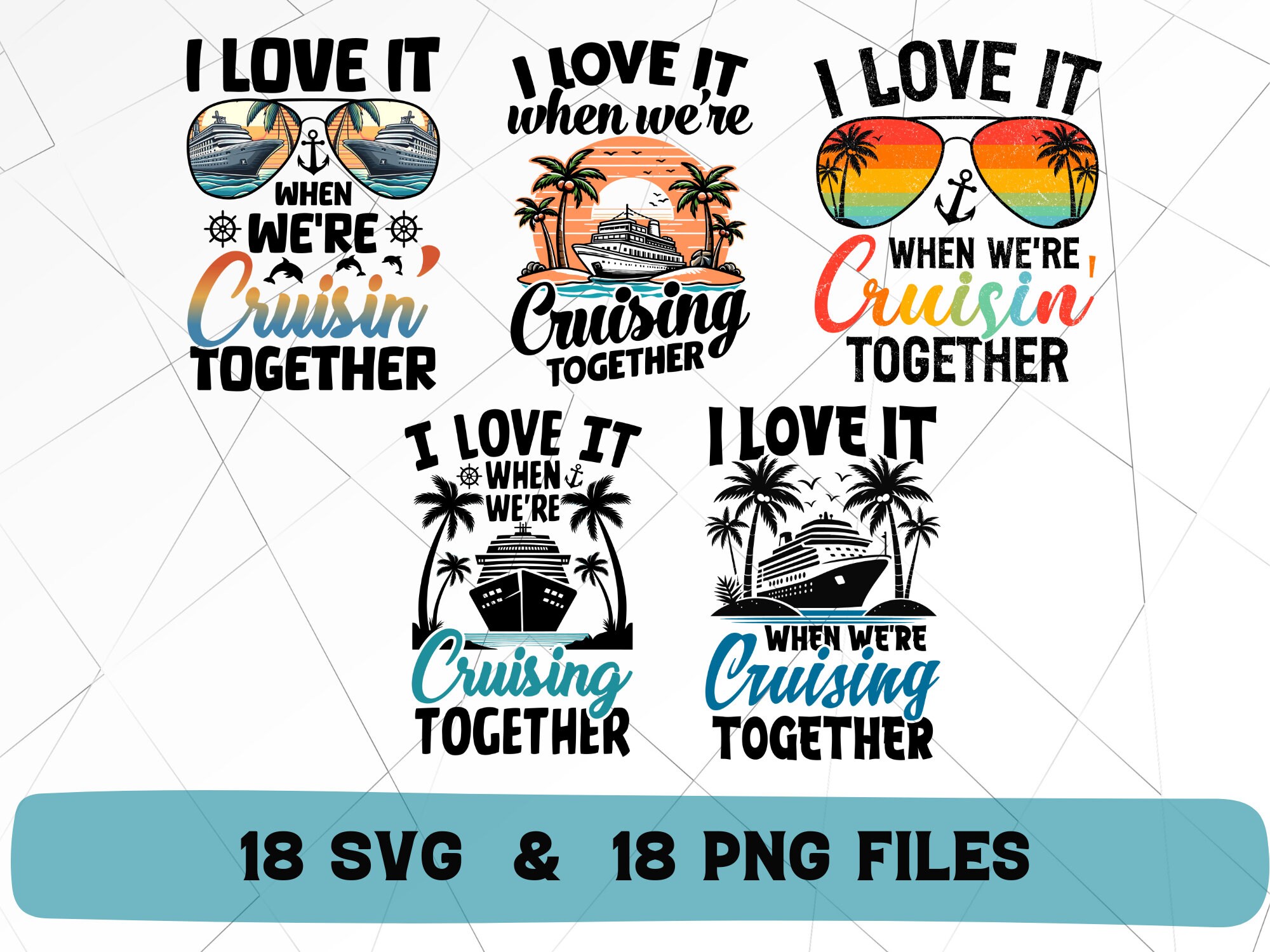 Couples Cruising SVG PNG Bundle: Vacation Designs (digital Download) - Etsy