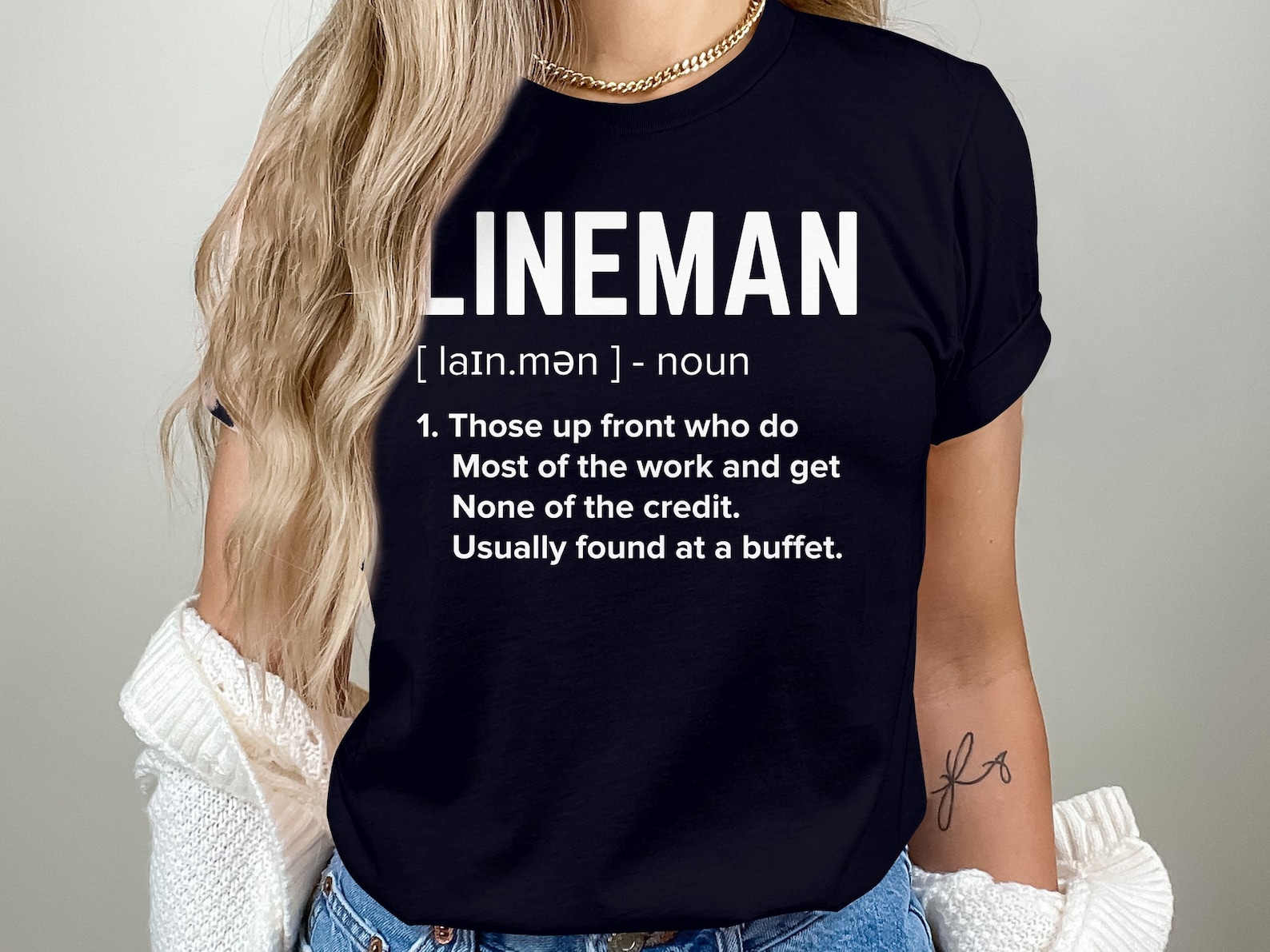 Lineman Shirt, Lineman Definition T-shirt, Football Lineman Tshirt ...
