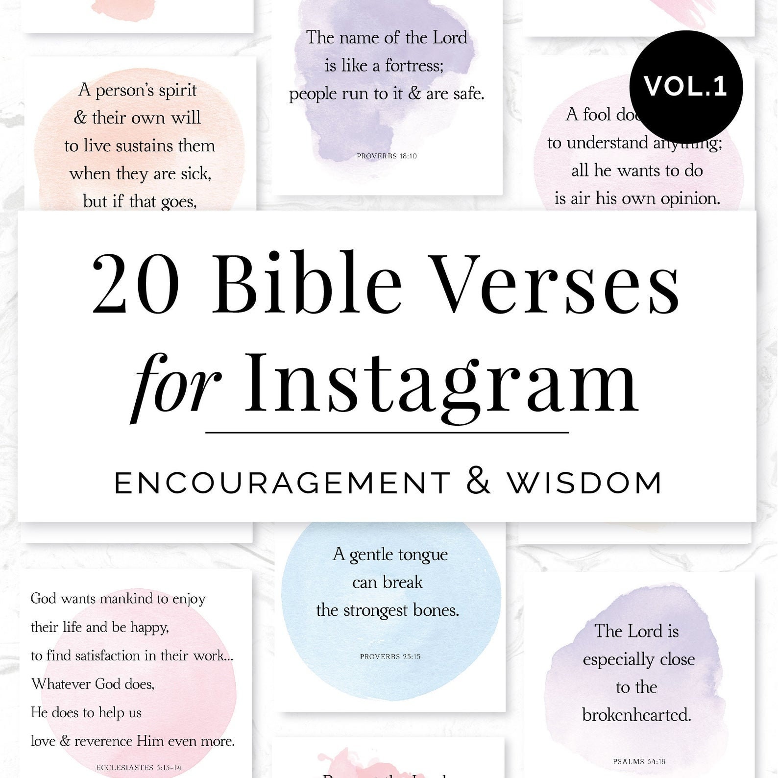 20 Bible Verses For Instagram Vol 1 Social Media Ready Etsy Ireland 20 Bible Verses For Instagram Vol 1 Social Media Ready Etsy Ireland